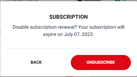 How to cancel a subscription – LoyalFans.com